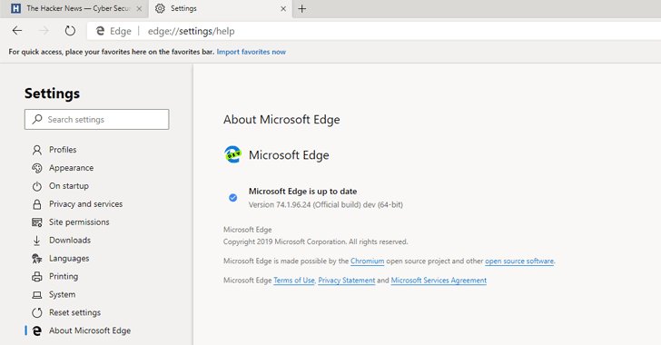 Microsoft Releases First Preview Builds of Chromium-based Edge Browser