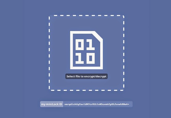 MiniLock Open Source File Encryption Tool From CryptoCat Developer
