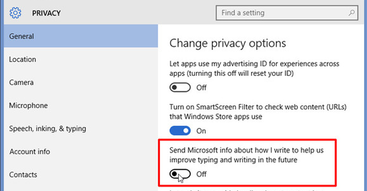 Reminder! If You Haven't yet, Turn Off Windows 10 Keylogger Now