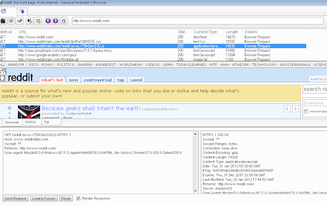 Sandcat Browser - Penetration Testing Oriented Browser