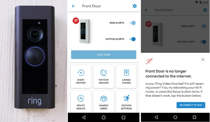 Amazon's Ring Video Doorbell Lets Attackers Steal Your Wi-Fi Password