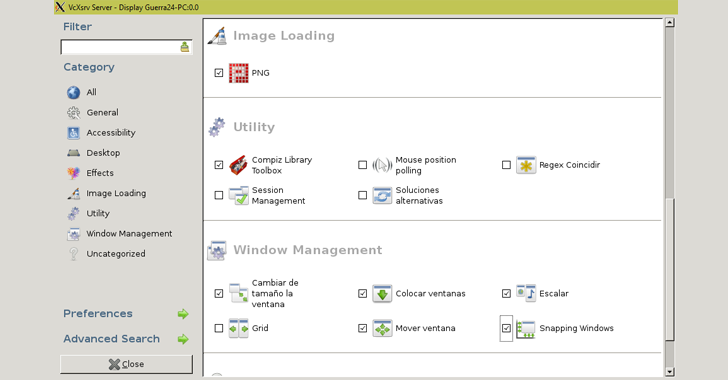 How to run Graphical Ubuntu Linux from Bash Shell in Windows 10