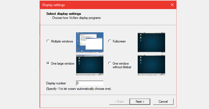 How to run Graphical Ubuntu Linux from Bash Shell in Windows 10