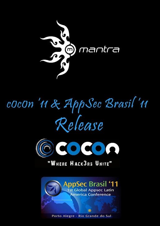 OWASP Mantra - c0c0n 11 and AppSecLatam 11 Release