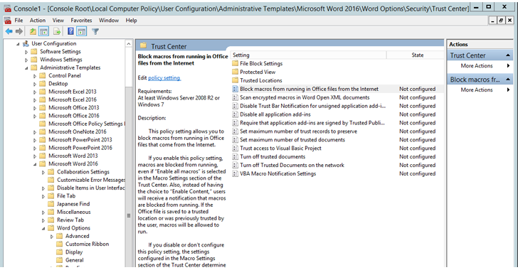 Enable this New Setting to Secure your Computer from Macro-based Malware