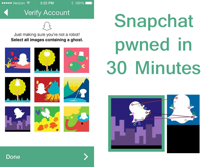 Snapchat's new Security feature Hacked in 30 Minutes; CAPTCHA Cracking ...