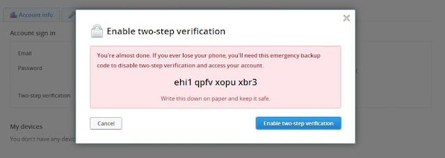 Hacking DropBox account, Vulnerability allows hacker to bypass Two-Factor Authentication