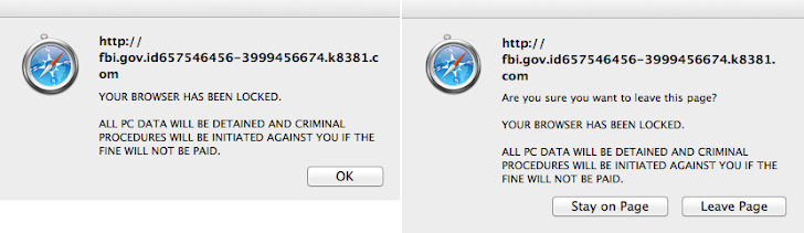 FBI themed Mac OS X Ransomware Malware demands $300 Fine