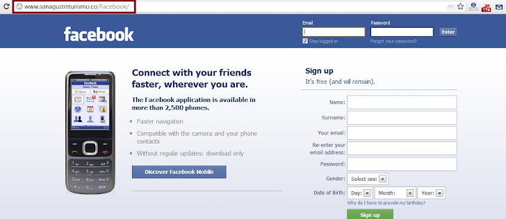 Phishing Examples Facebook