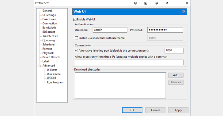 Flaw in Popular μTorrent Software Lets Hackers Control Your PC Remotely