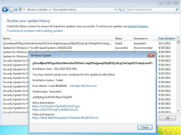 Microsoft 'Accidentally' pushed 'Test patch' Update to All Windows 7 Users