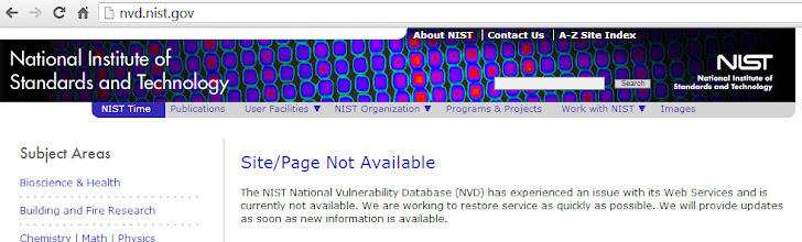 NIST National Vulnerability Database hacked