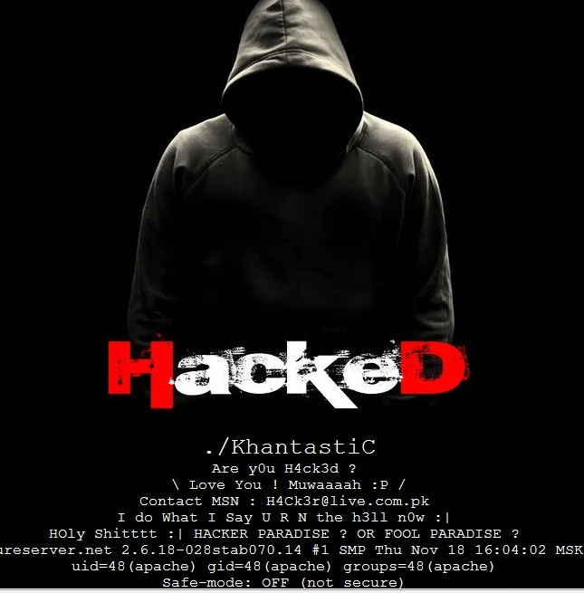 'The Hackers Paradise' hacked by KhantastiC