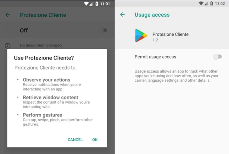Italy CERT Warns of a New Credential Stealing Android Malware