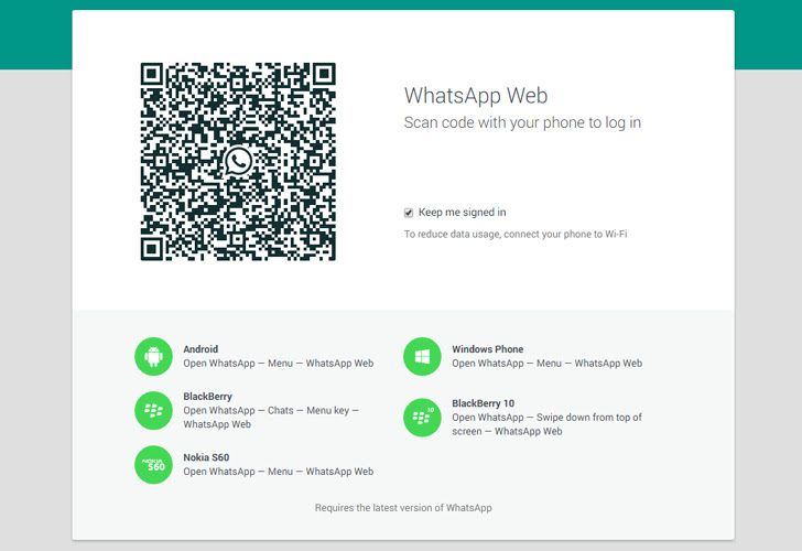 WhatsApp Web — New WhatsApp Feature Allows You to Chat From Your Browser