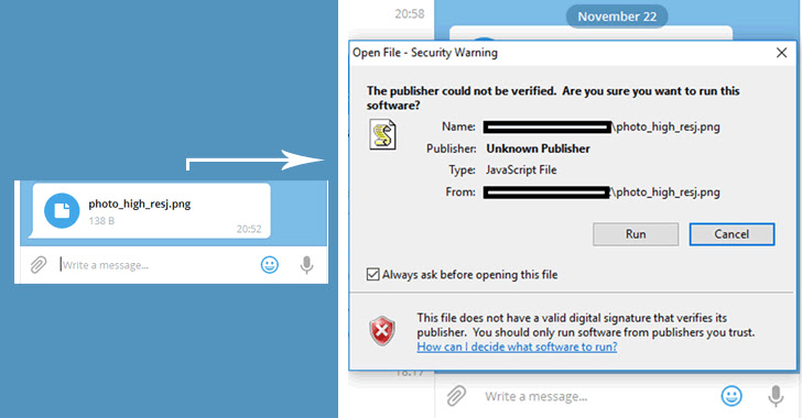Hackers Exploit 'Telegram Messenger' Zero-Day Flaw to Spread Malware