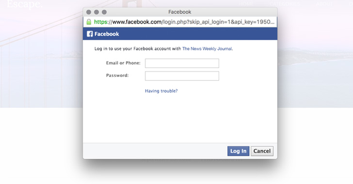 Phishing Examples Facebook