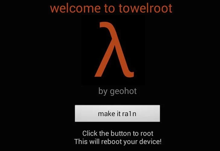 Towelroot : One-Click Android Rooting Tool Released By Geohot