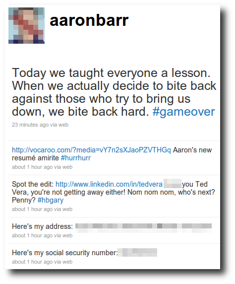 HBGary Federal hacked and exposed by Anonymous